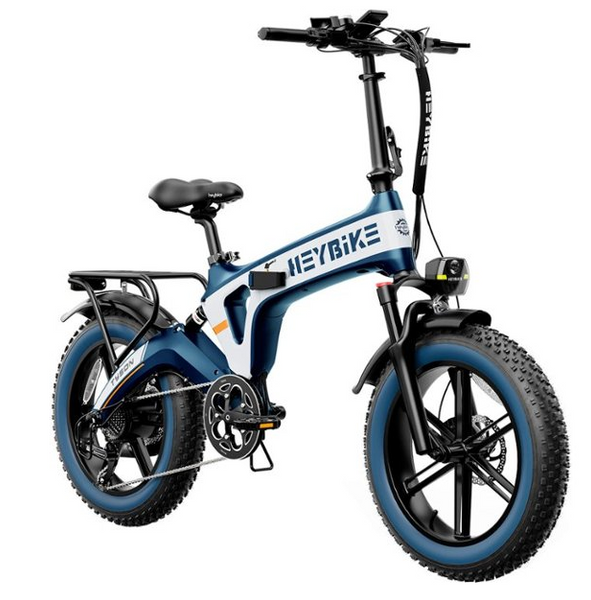 750 Watts Full Suspension Folding (Blue) TYSON – AMSebikes.com